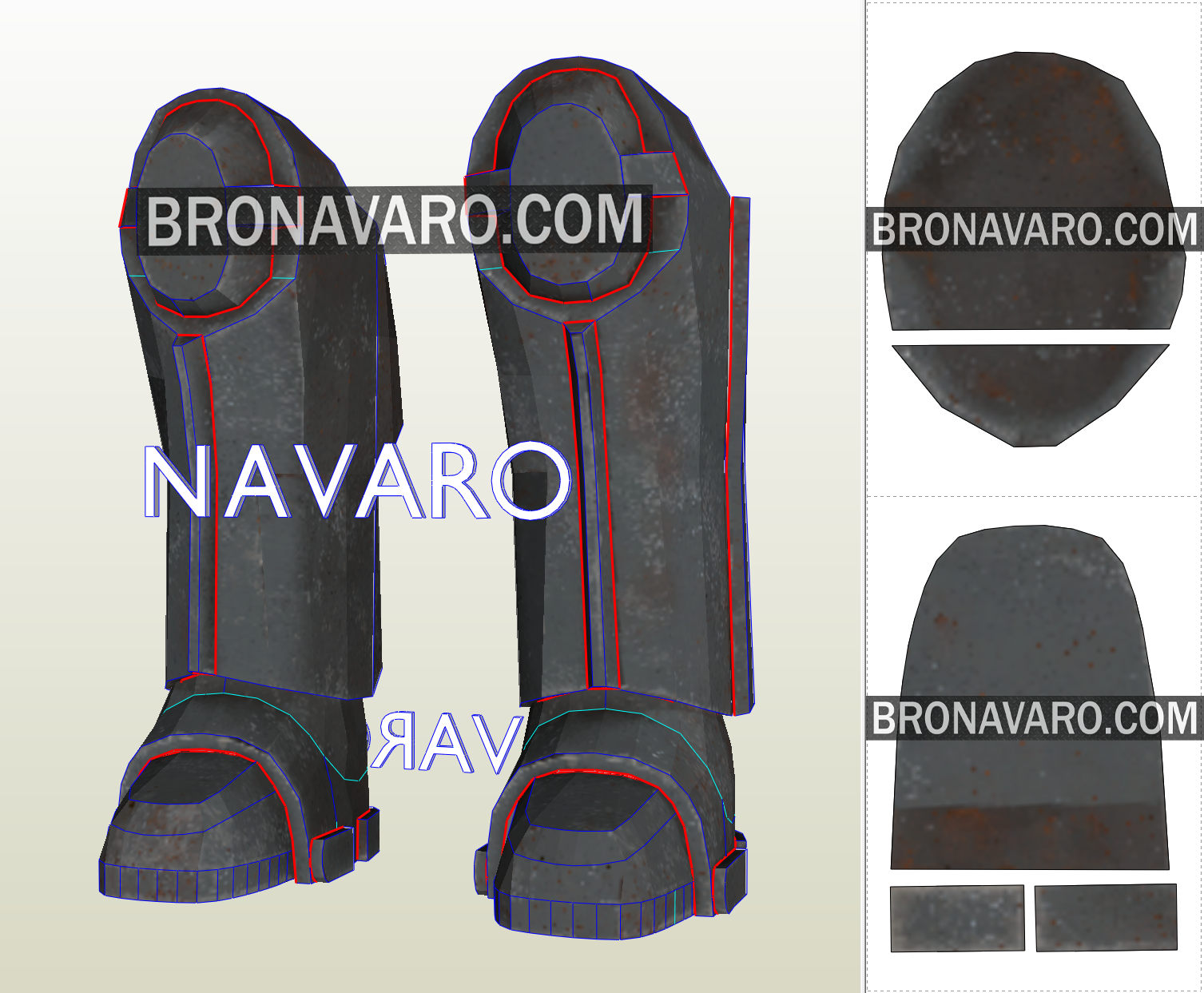 FALLOUT T-45 Armor (Foam Template) - Power Armor T45 Pepakura – NAVARO