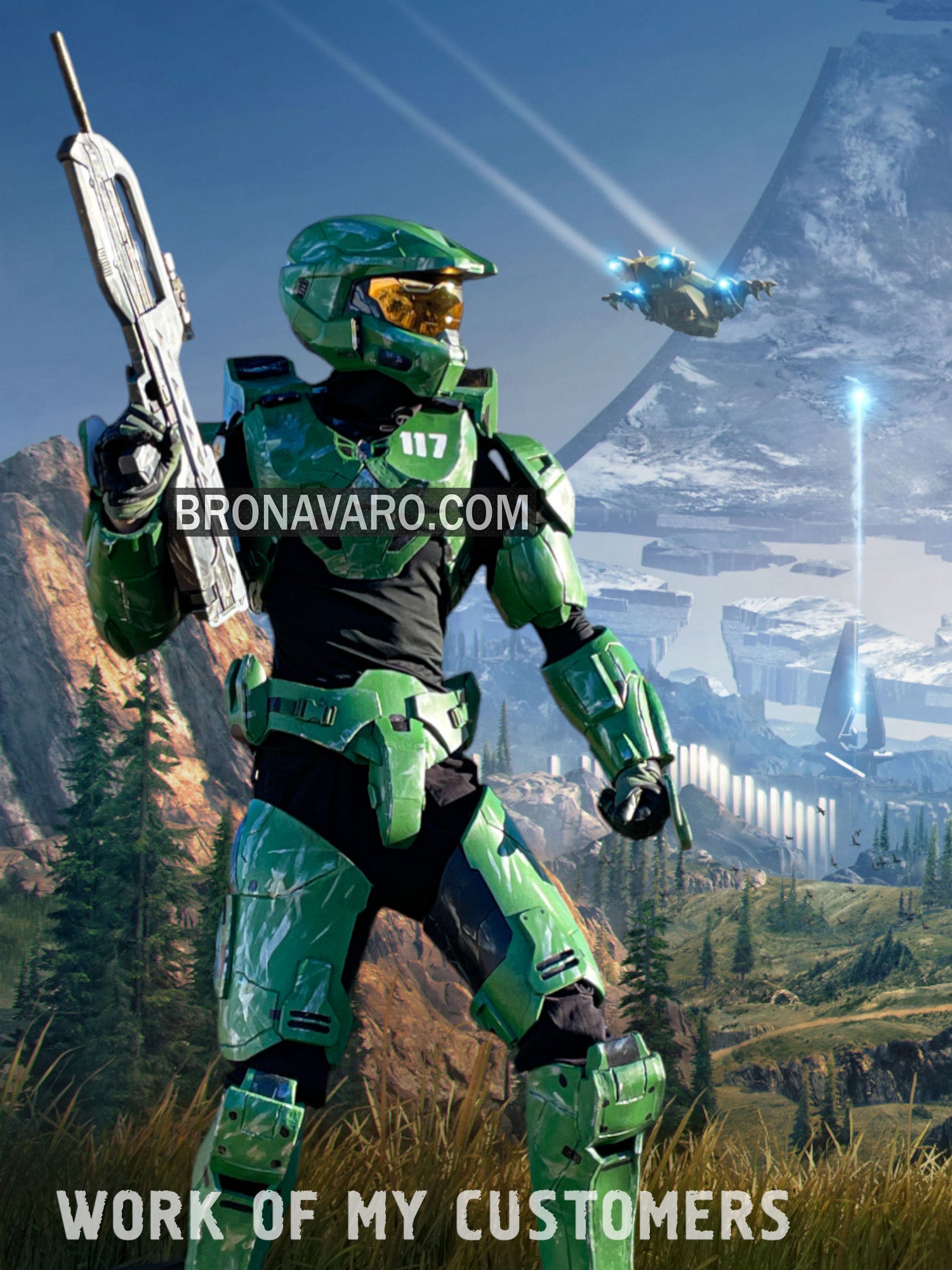 HALO INFINITE Armor (Foam Template) - Master Chief Armor Pepakura – NAVARO