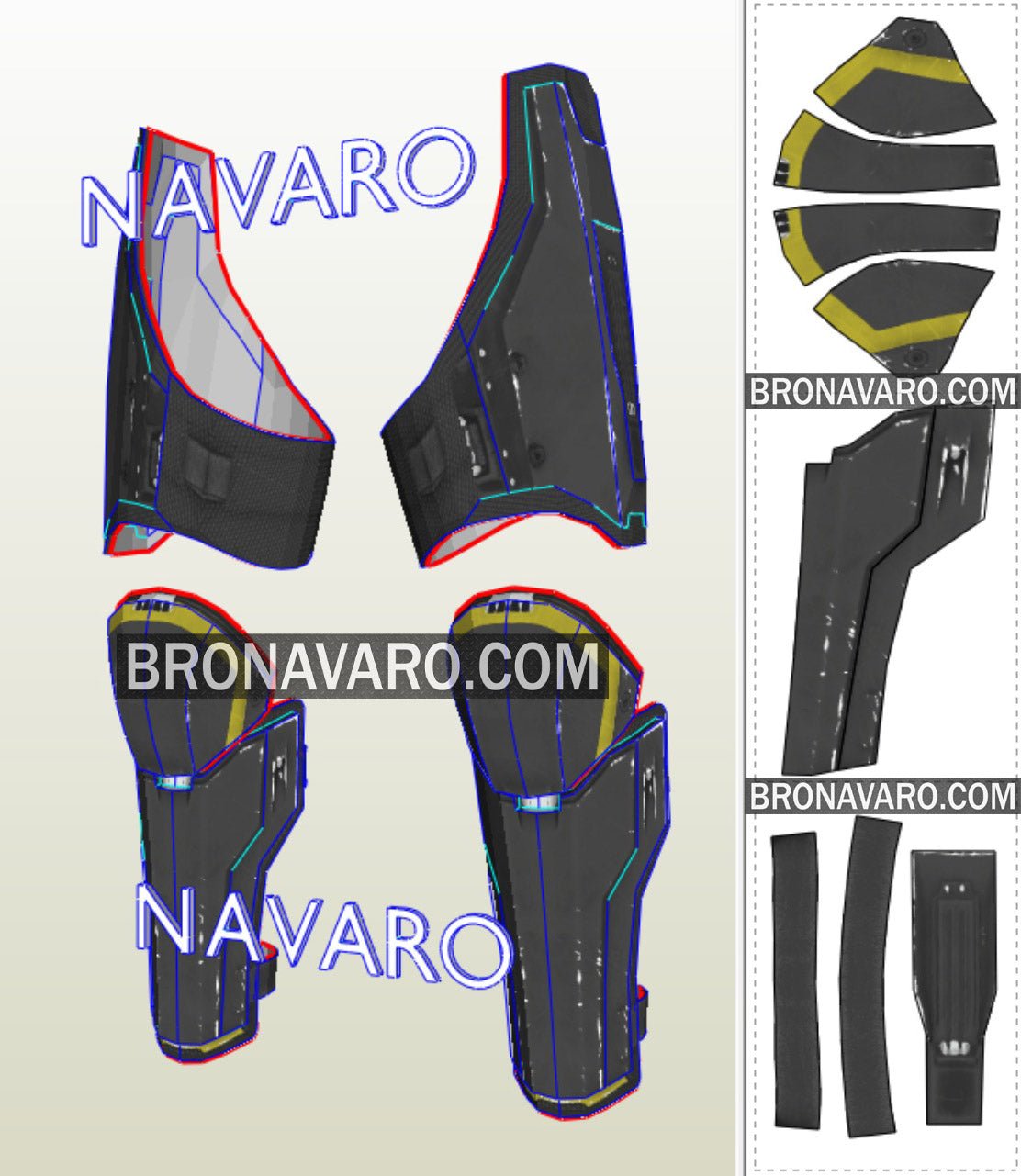 HELLDIVERS Armor (Foam Template) - Helldivers Armor Pepakura – NAVARO