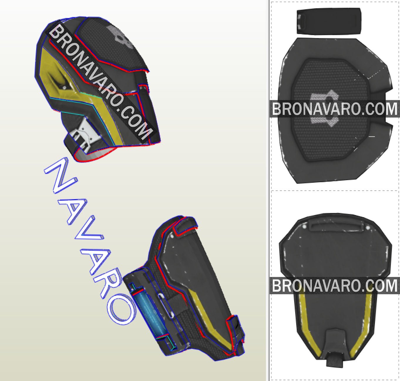 HELLDIVERS Armor (Foam Template) - Helldivers Armor Pepakura – NAVARO