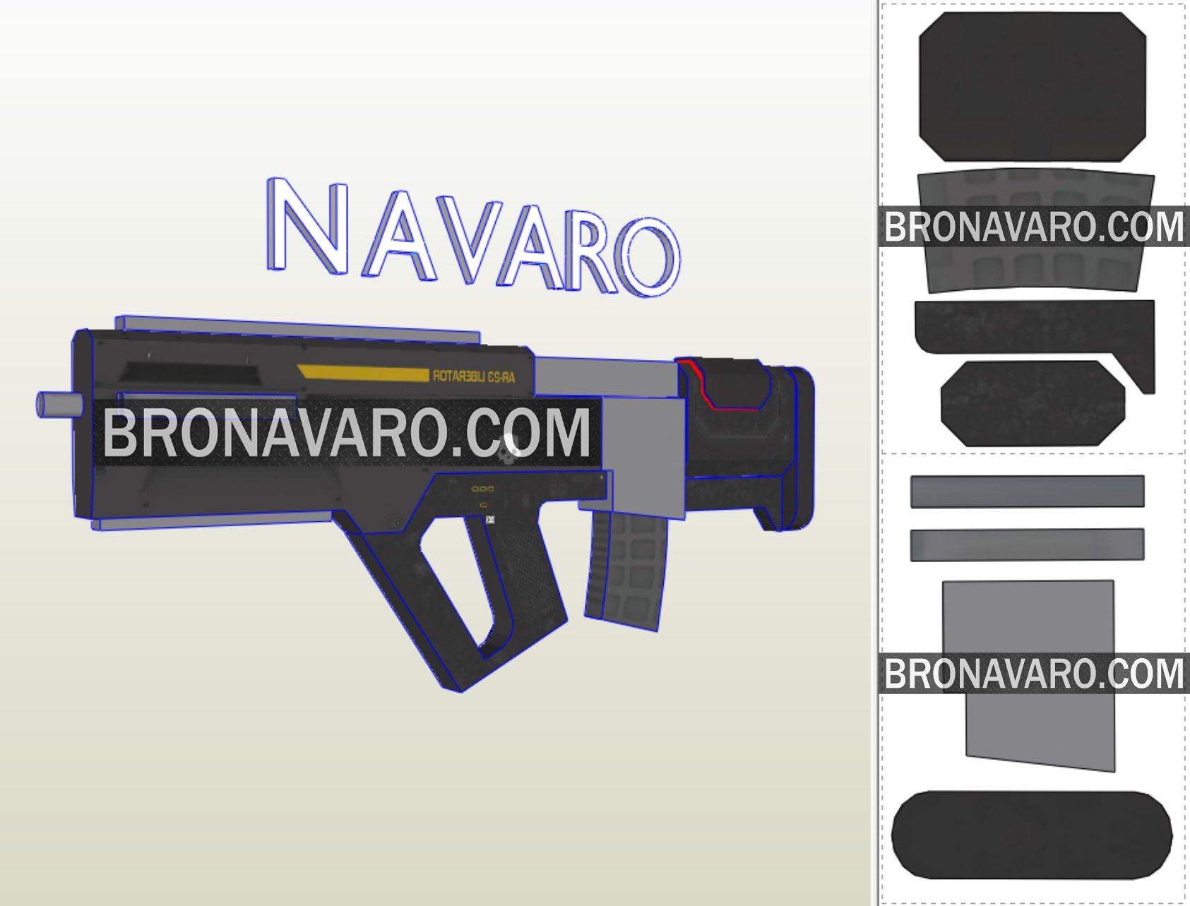 HELLDIVERS Armor (Foam Template) - Helldivers Armor Pepakura – NAVARO