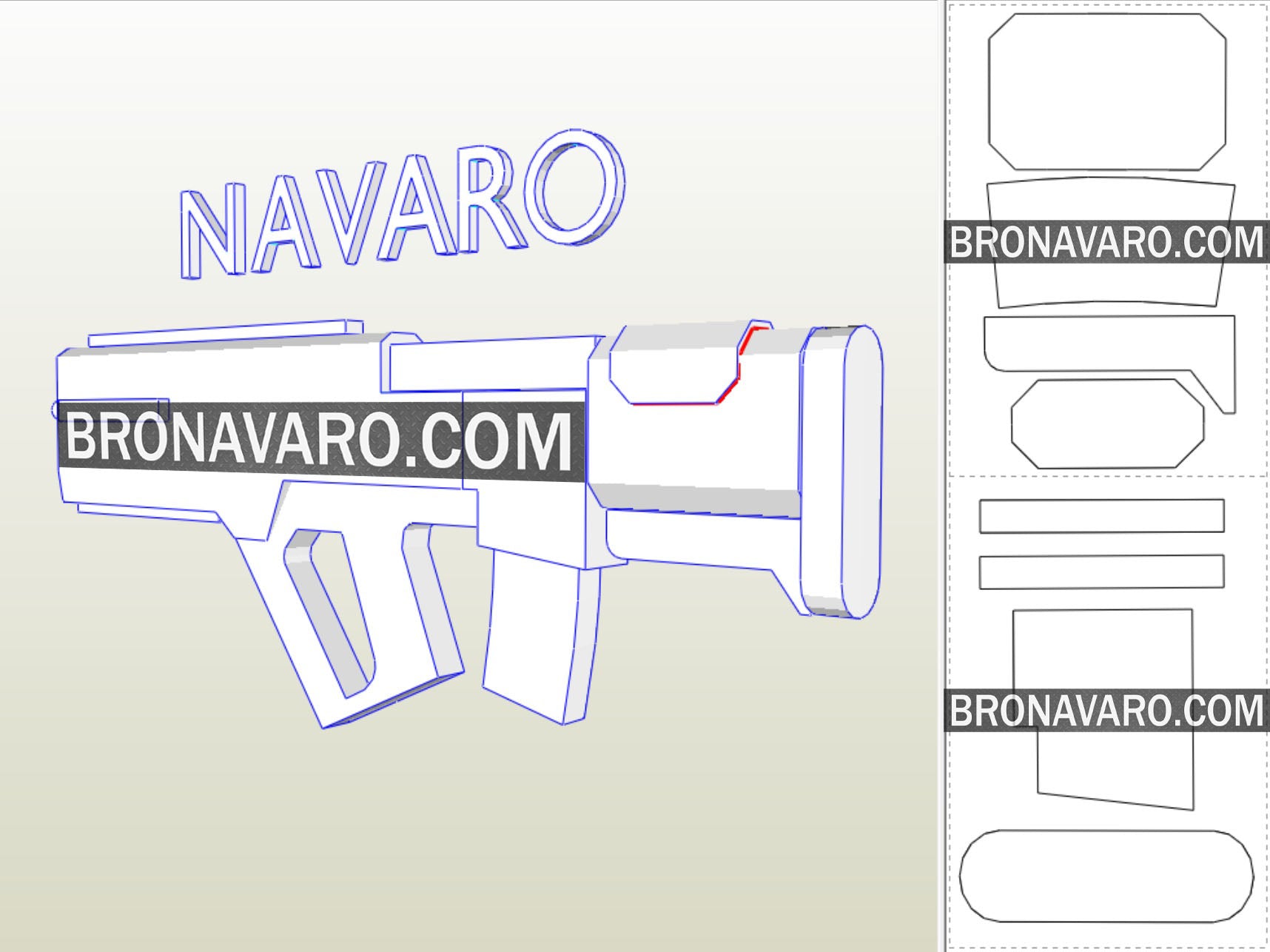 HELLDIVERS Armor (Foam Template) - Helldivers Armor Pepakura – NAVARO