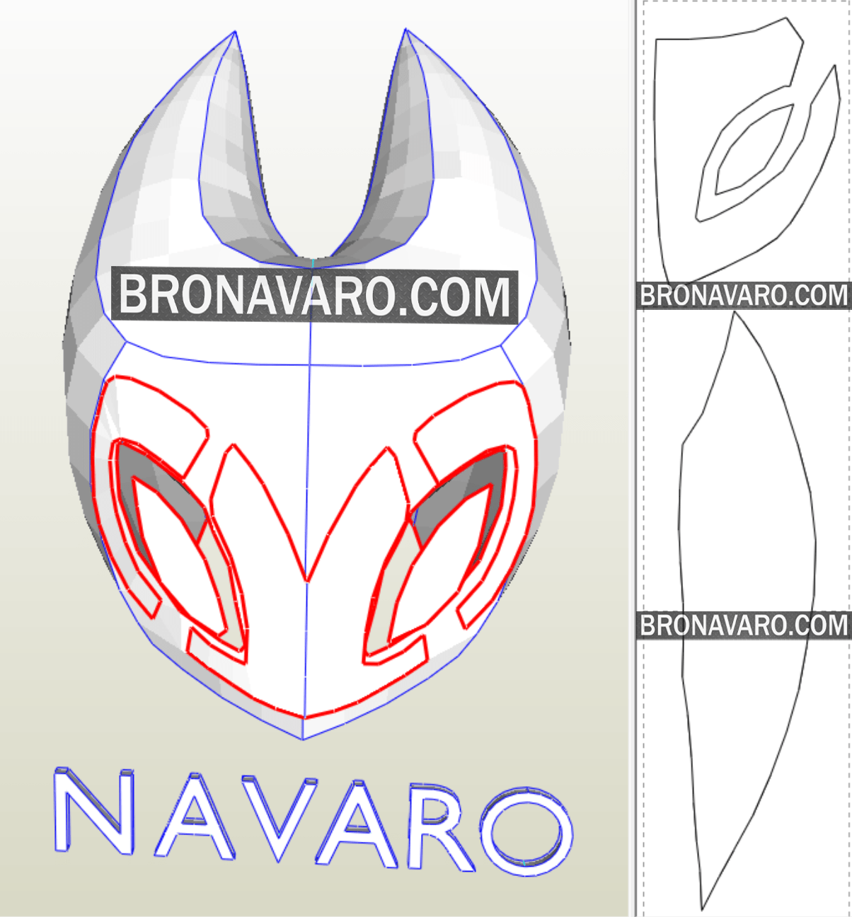 GRIMM Troupe Master Foam Template | Hollow Knight GRIMM Cosplay Pattern ...