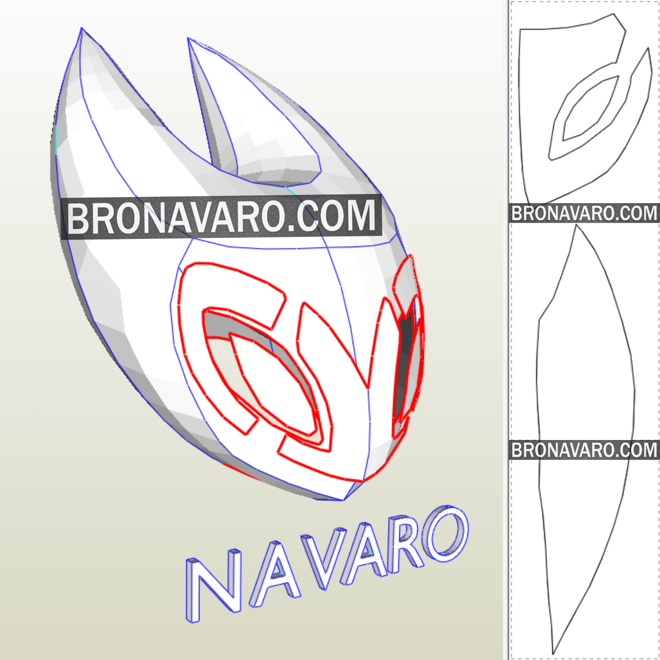 GRIMM Troupe Master Foam Template | Hollow Knight GRIMM Cosplay Pattern ...