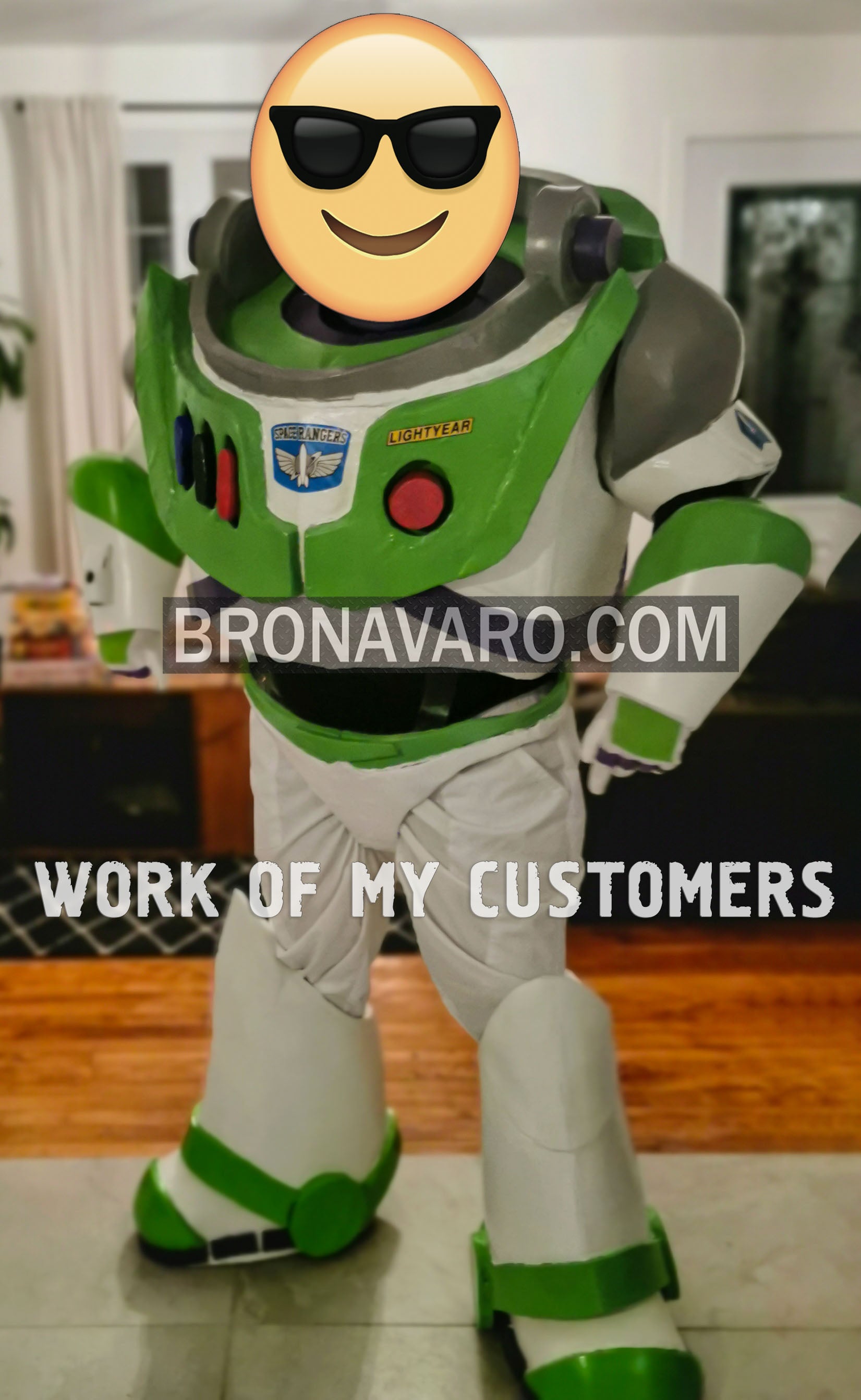 BUZZ LIGHTYEAR Cosplay Armor Template - Buzz Lightyear Pepakura – NAVARO