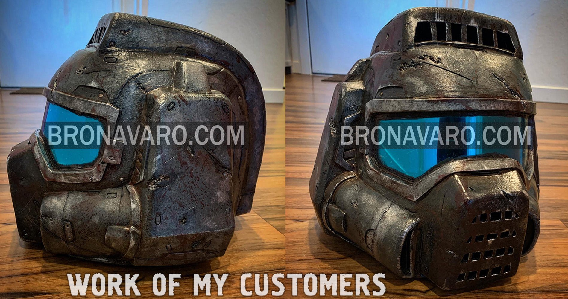 DOOM Guy Classic Helmet (Foam Template) - Doom Pepakura Helmet – NAVARO