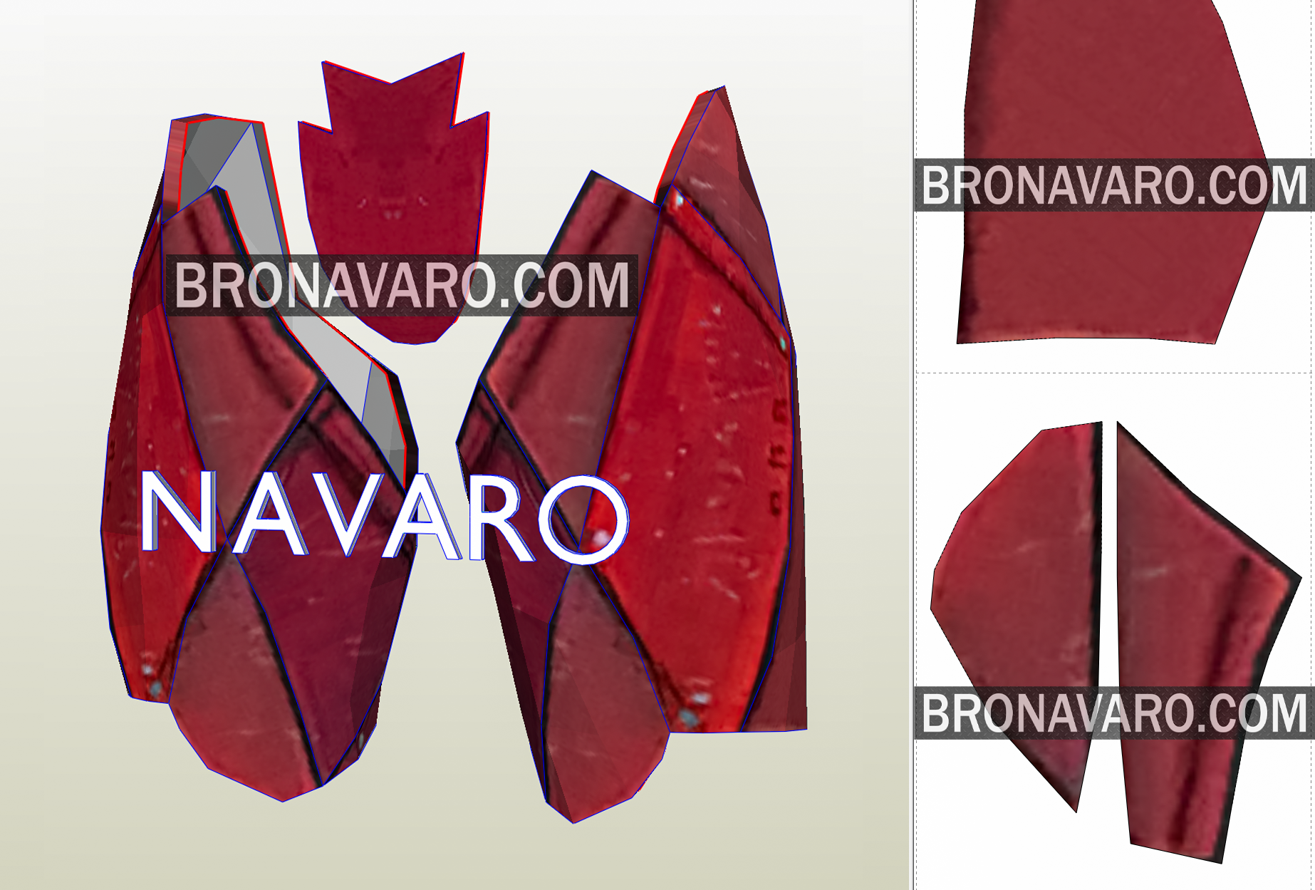 FLASH Armor Template - Flash Justice League Pepakura – NAVARO