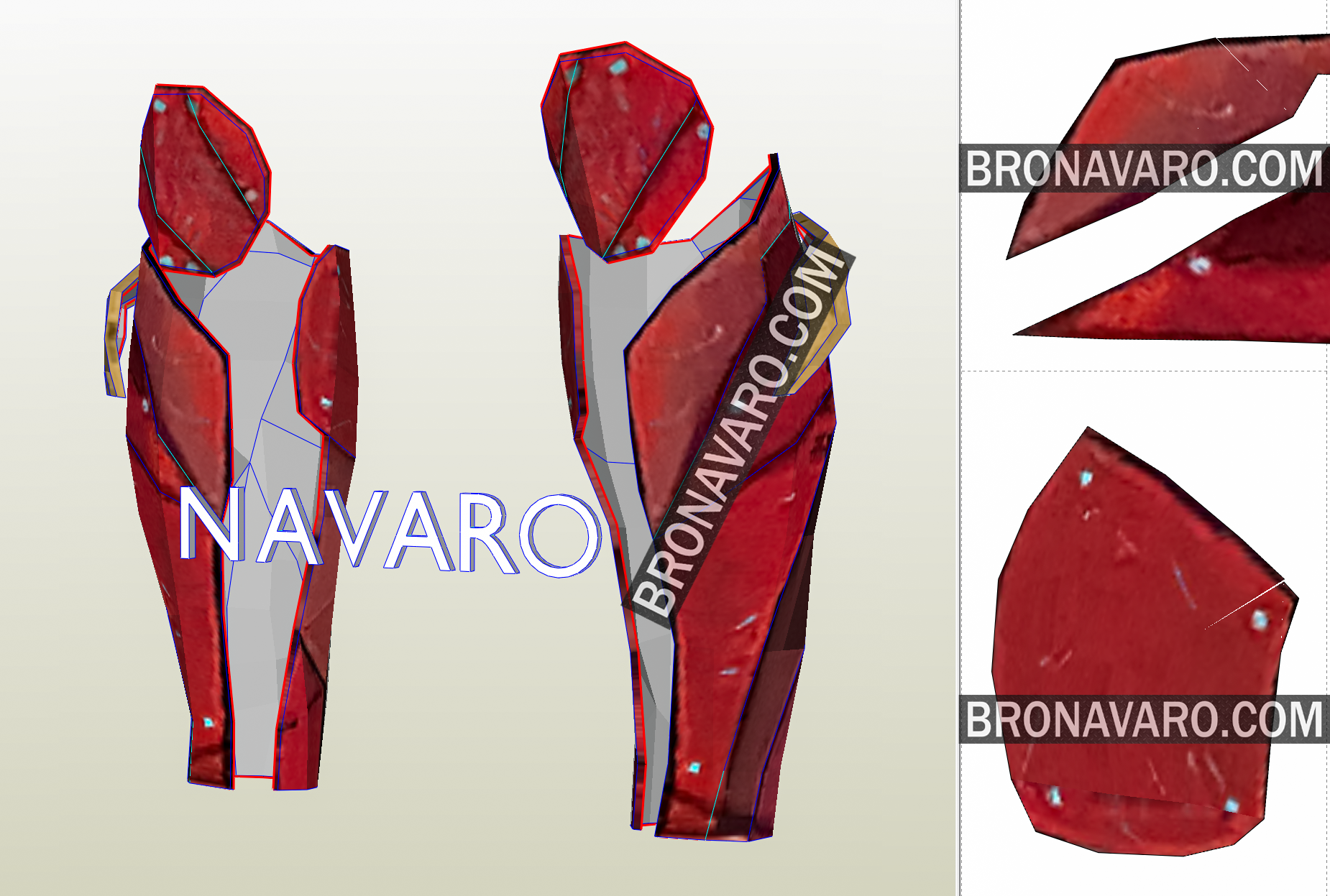 FLASH Armor Template - Flash Justice League Pepakura – NAVARO