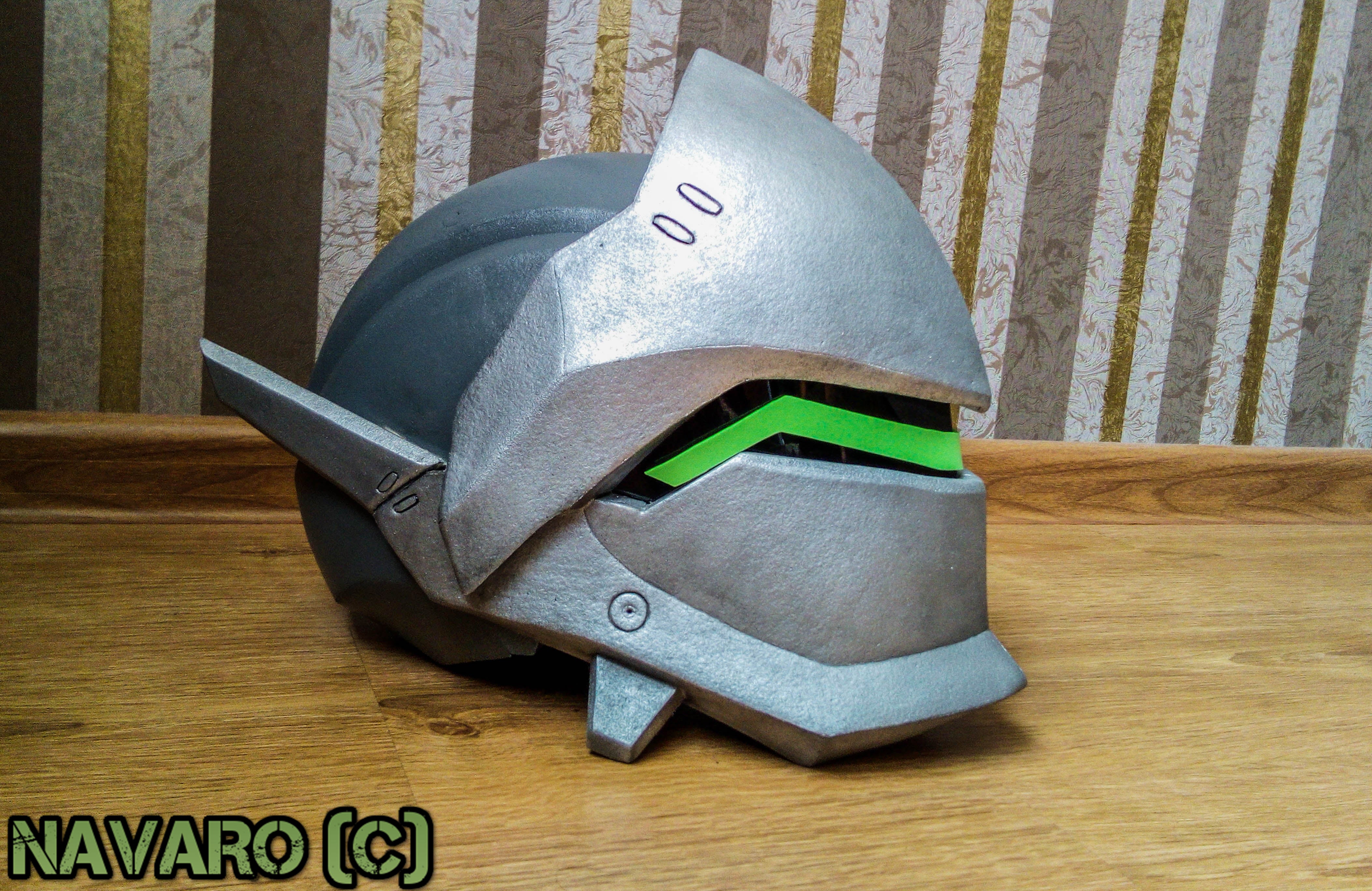 GENJI Helmet + Neck (Eva Foam Template) | Genji Helmet Pepakura – NAVARO