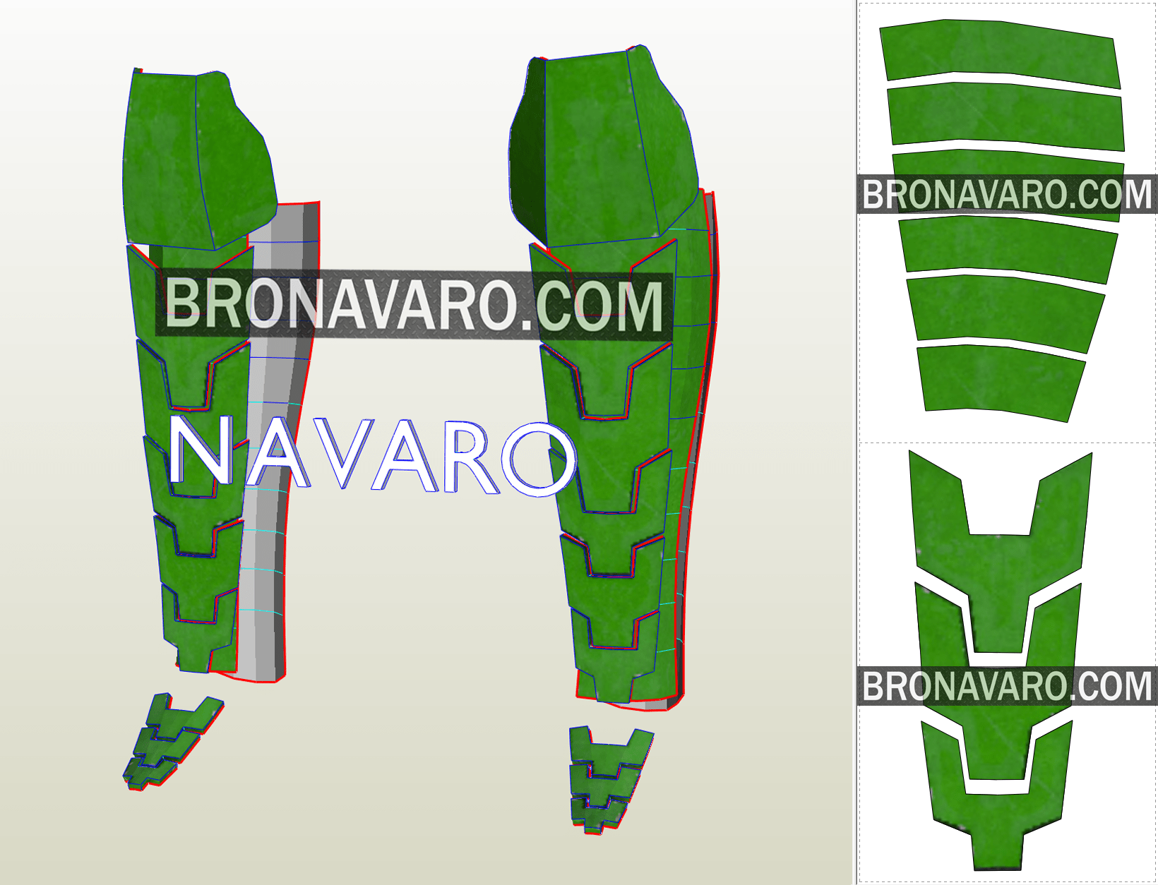 GREEN GOBLIN Cosplay Armor Template - Green Goblin Pepakura – NAVARO