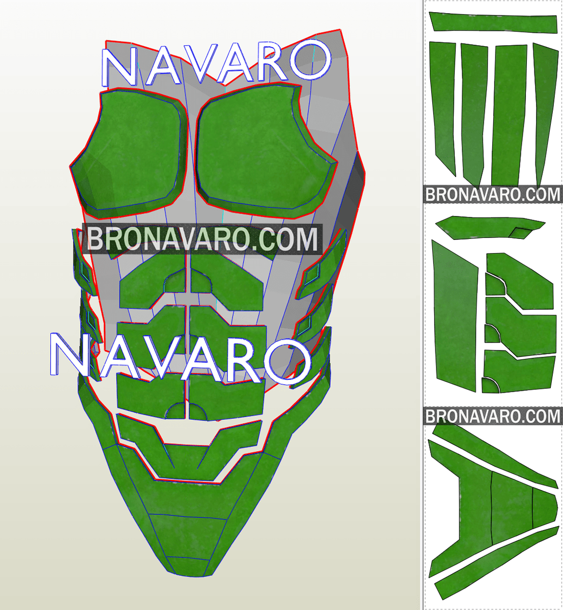 GREEN GOBLIN Cosplay Armor Template - Green Goblin Pepakura – NAVARO