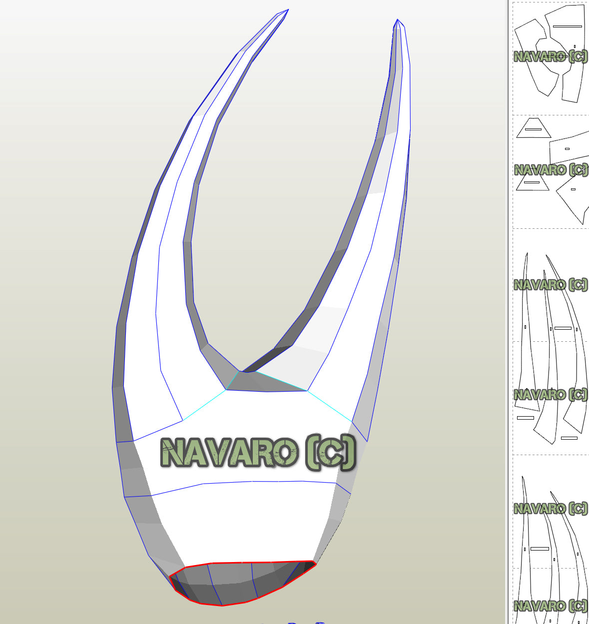 HORNET HOLLOW KNIGHT Cosplay Template - Hornet Helmet Pepakura Template ...