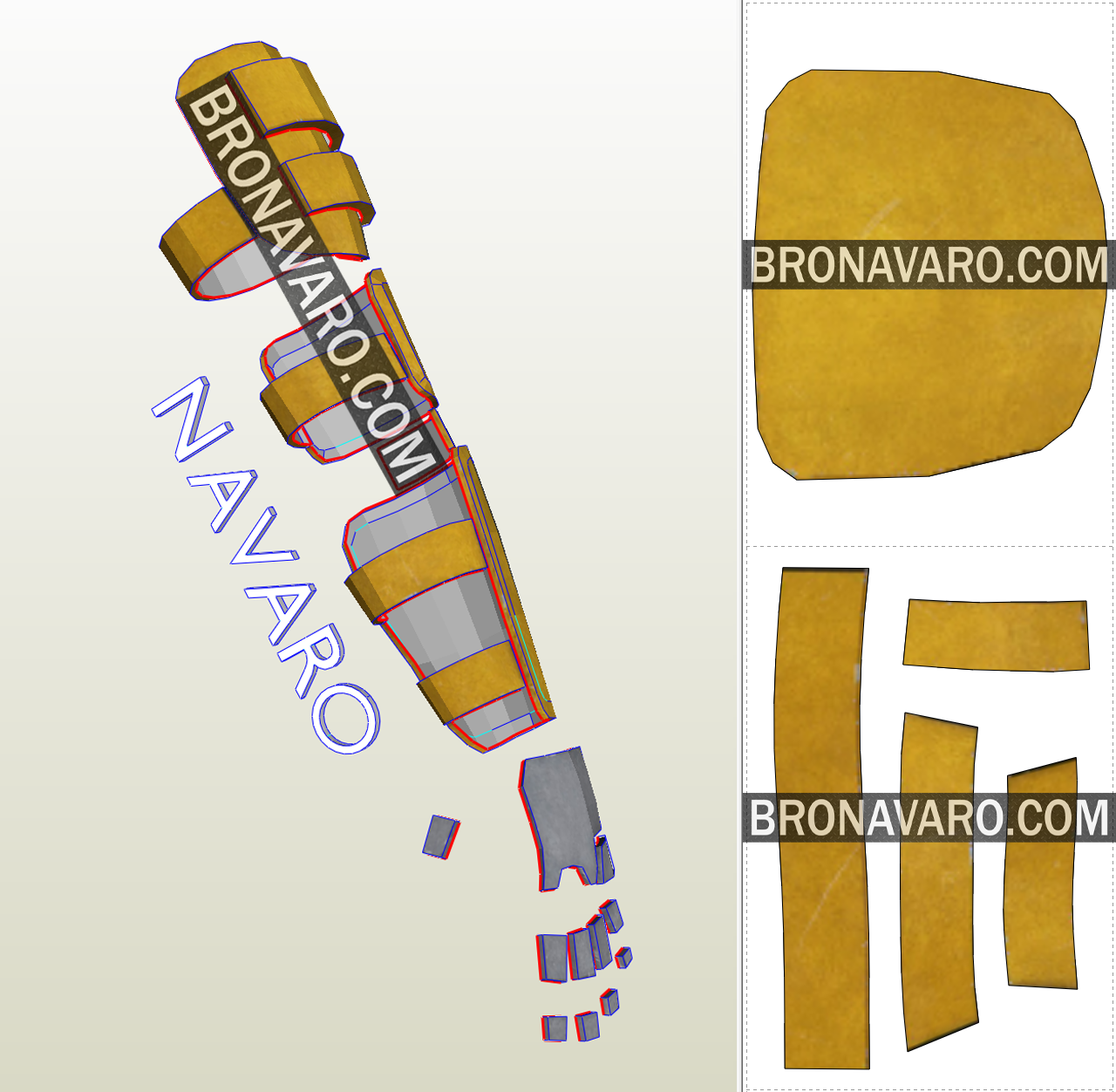 CYRAX Cosplay Armor Template - Mortal Kombat Pepakura – NAVARO