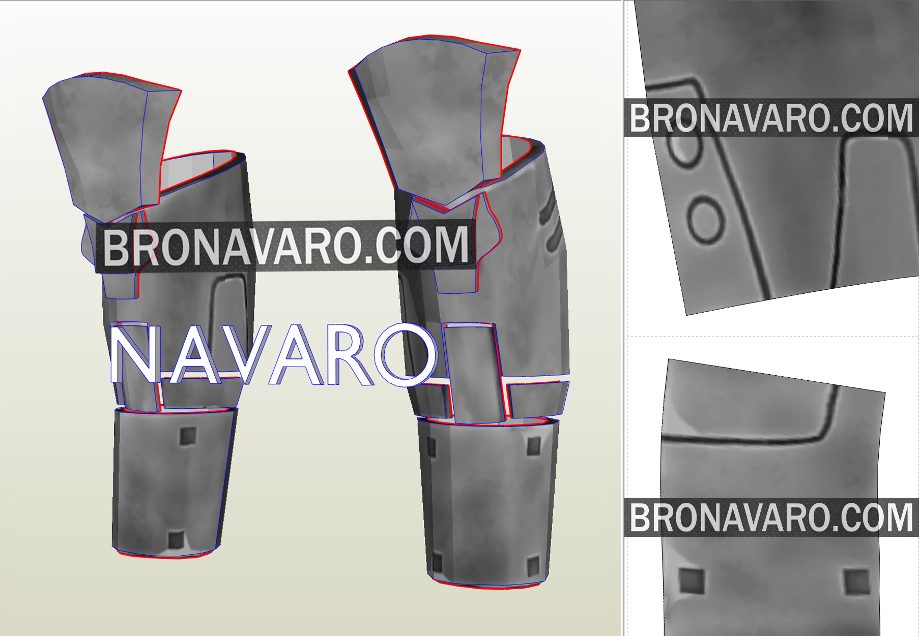 PREDATOR Cosplay Armor Template - Predator Full Armor Pepakura – NAVARO