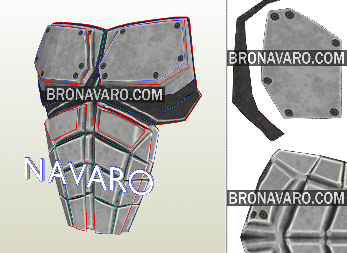 RED HOOD Armor Template | Jason Todd Armor Pepakura – NAVARO
