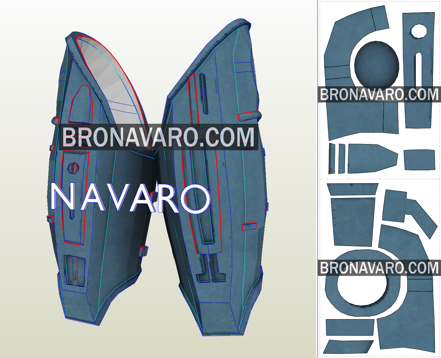 ROBOCOP (1987) Cosplay Armor Template - Robocop Pepakura – NAVARO